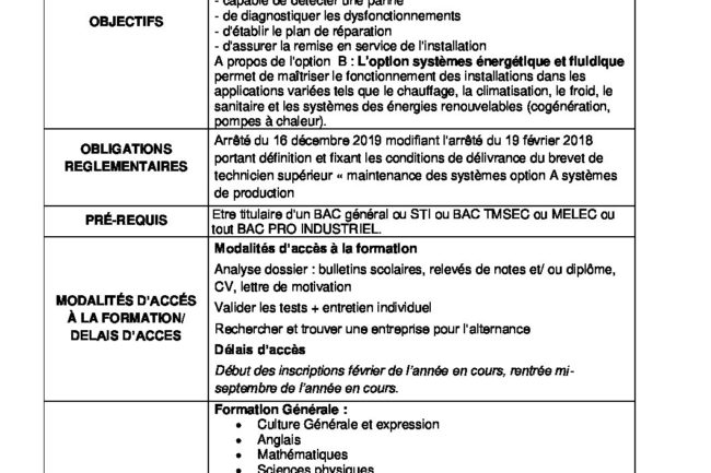 Programme formation - Lycée Don Bosco Marseille